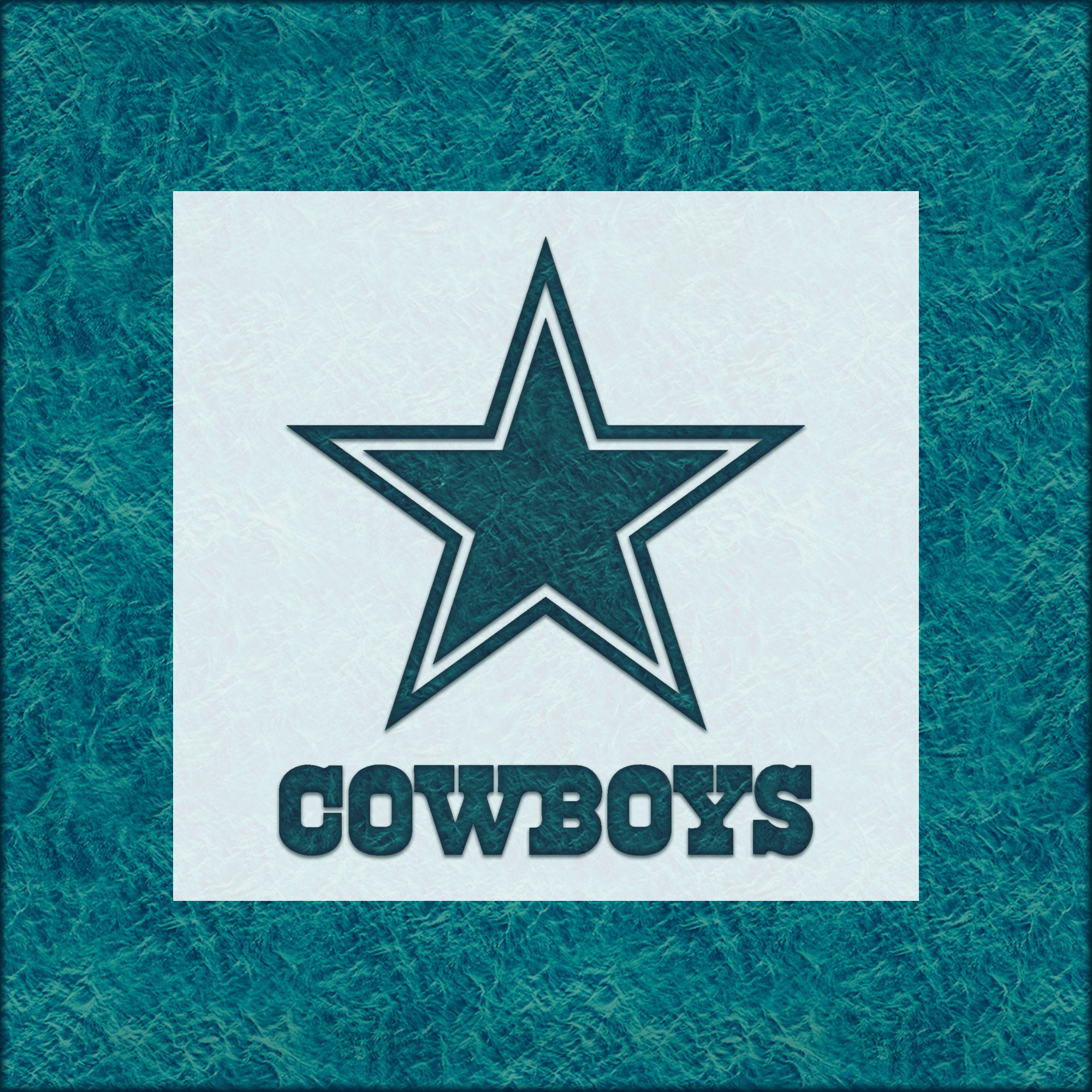 Dallas Stars Football Team Reusable Stencil for Clothes Food - Etsy