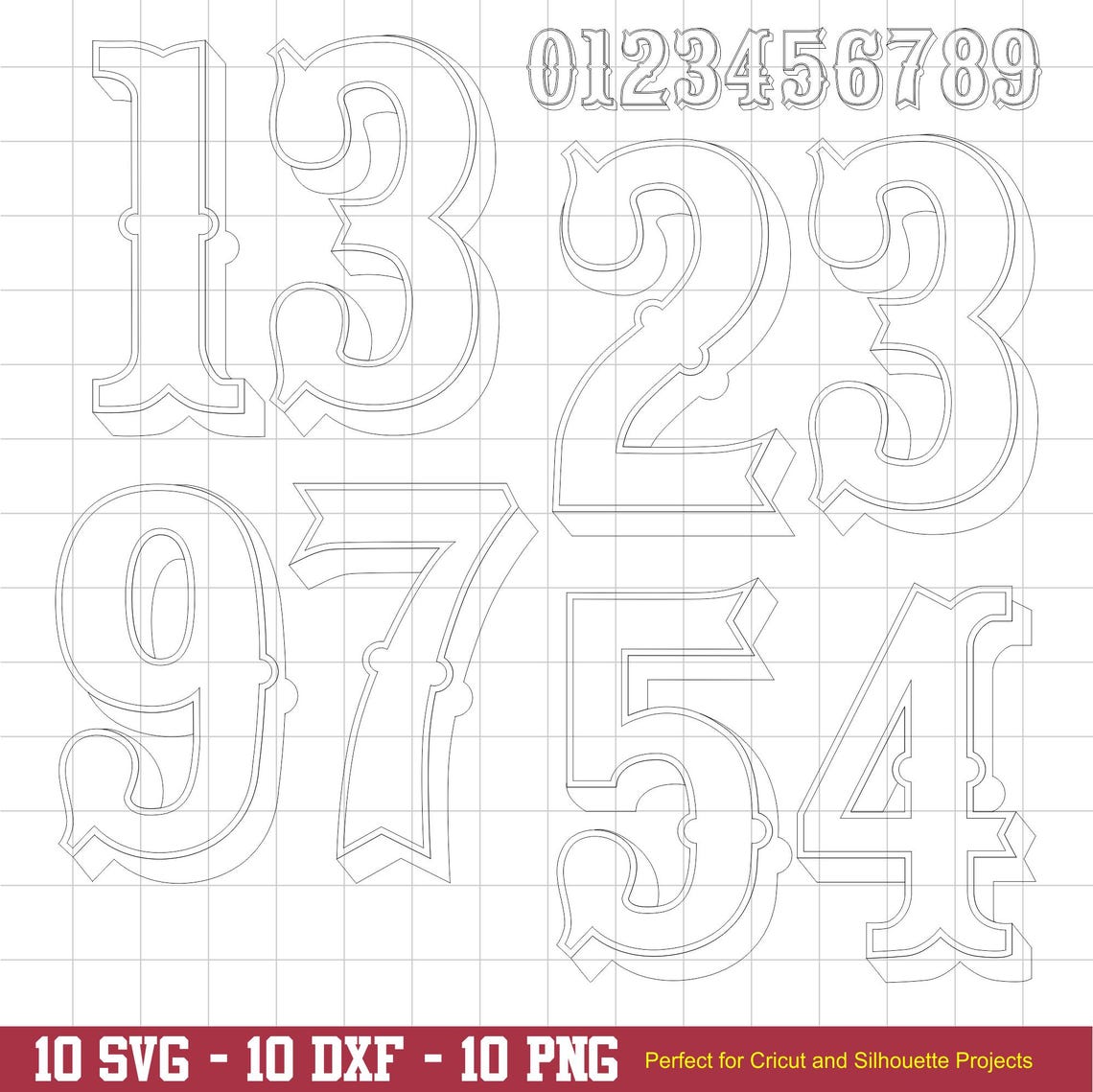 49ers Football Jersey Number SVG: San Francisco Team Colors (digital ...