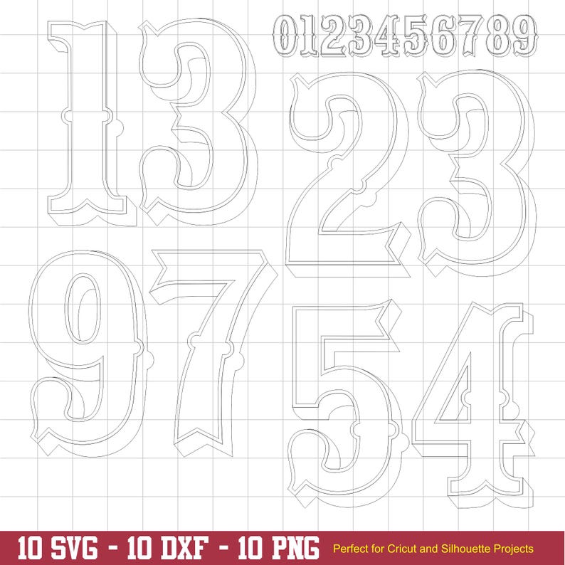 49ers Football Jersey Number SVG: San Francisco Team Colors (digital ...