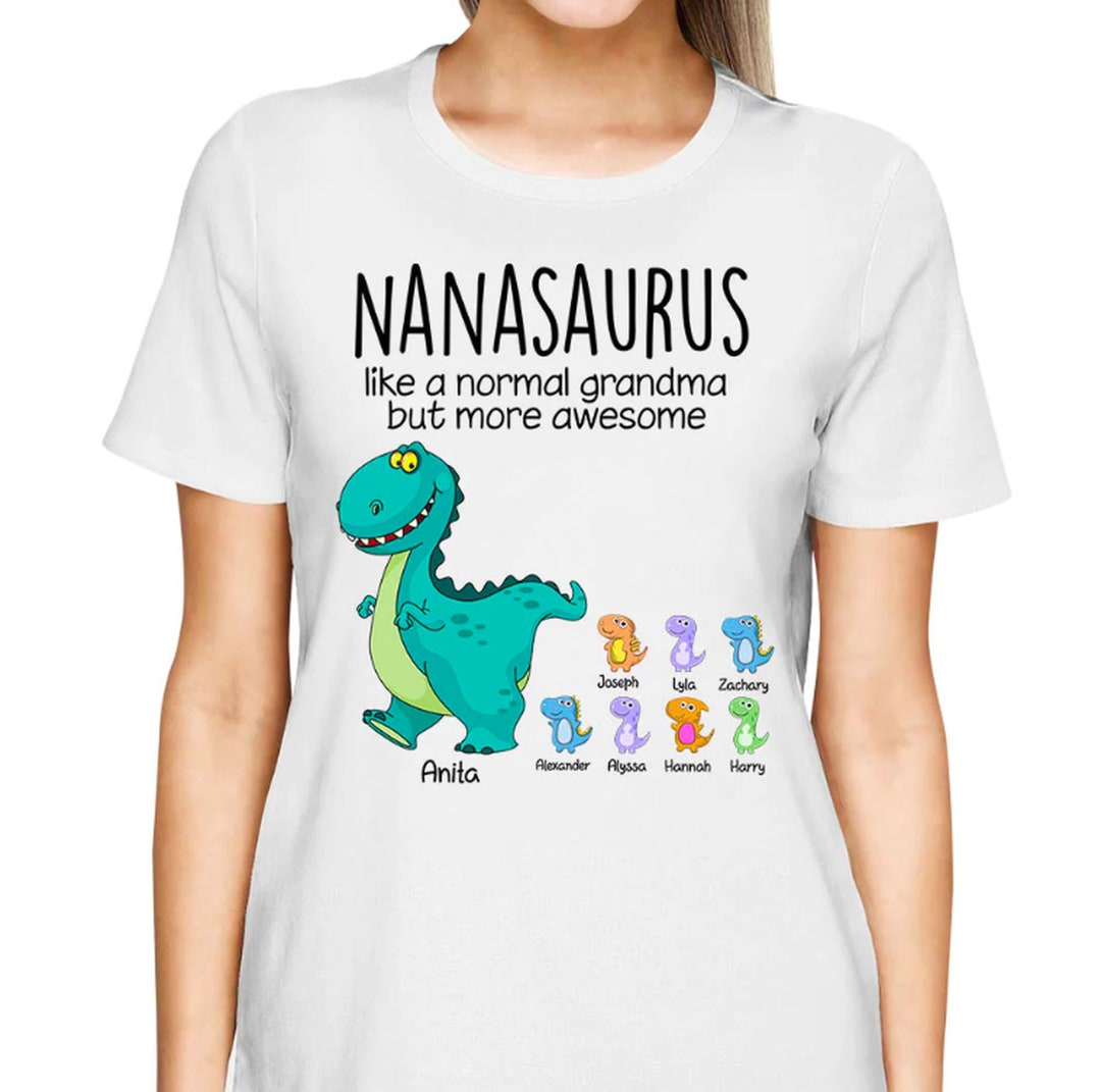 Personalized Nanasaurus Like A Normal Grandma but Only Awesome - Etsy