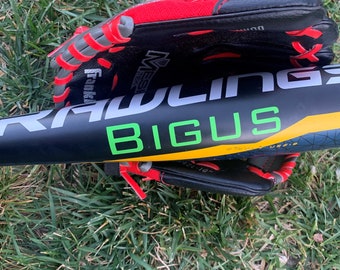 Custom Bat Decal - Etsy