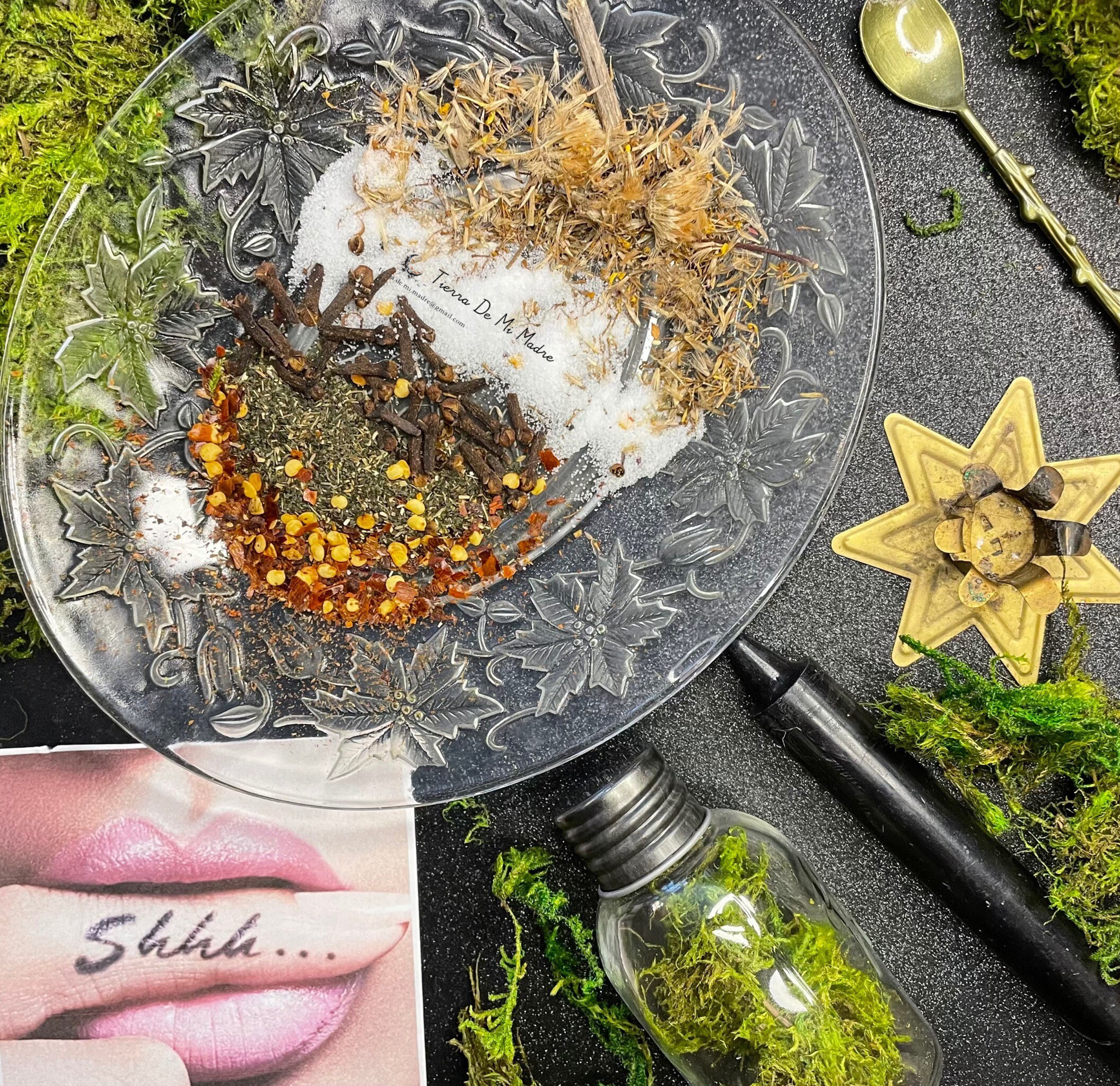 Shut up Herbs, Make Them Shut up Spell, Tap a Boca - Etsy