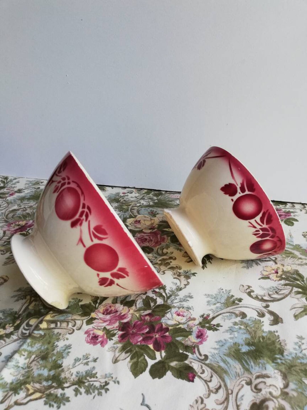 French Vintage Ironstone Bowl Badonviller /vintage Bowl Badonviller ...
