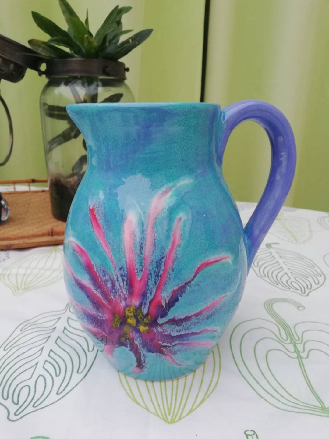 Ricard Ceramic Pitcher Signed Mag - Etsy