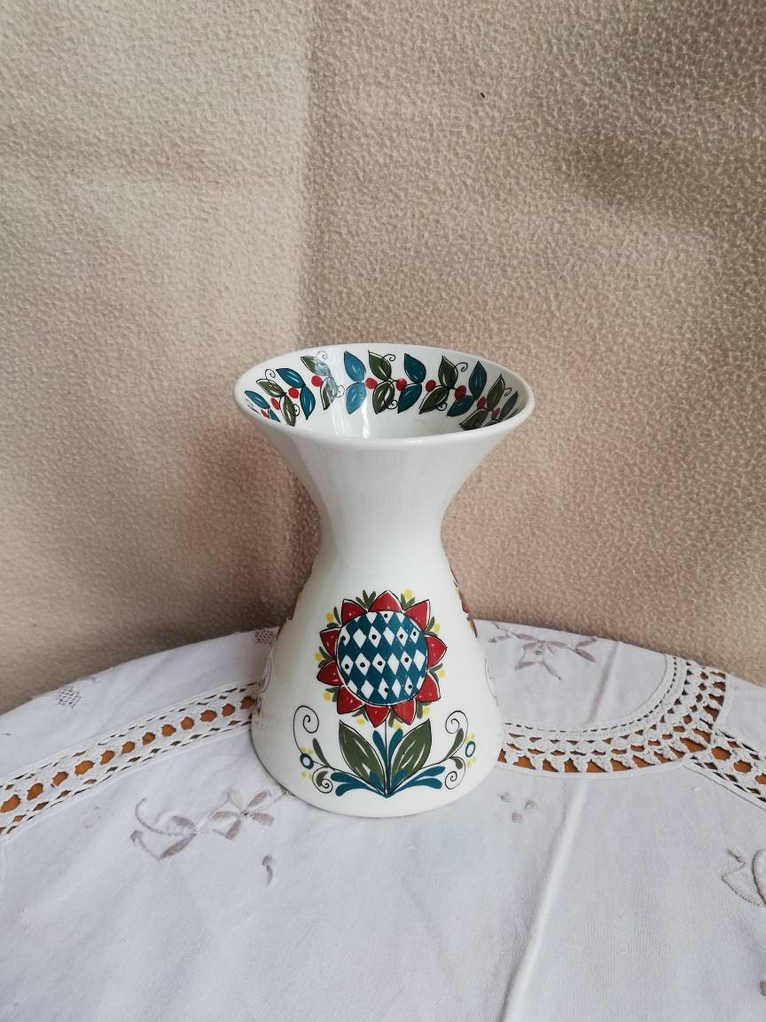 Vintage Figgjo Flint Saga Norsk Design Vase Norvège FF Norway - Etsy