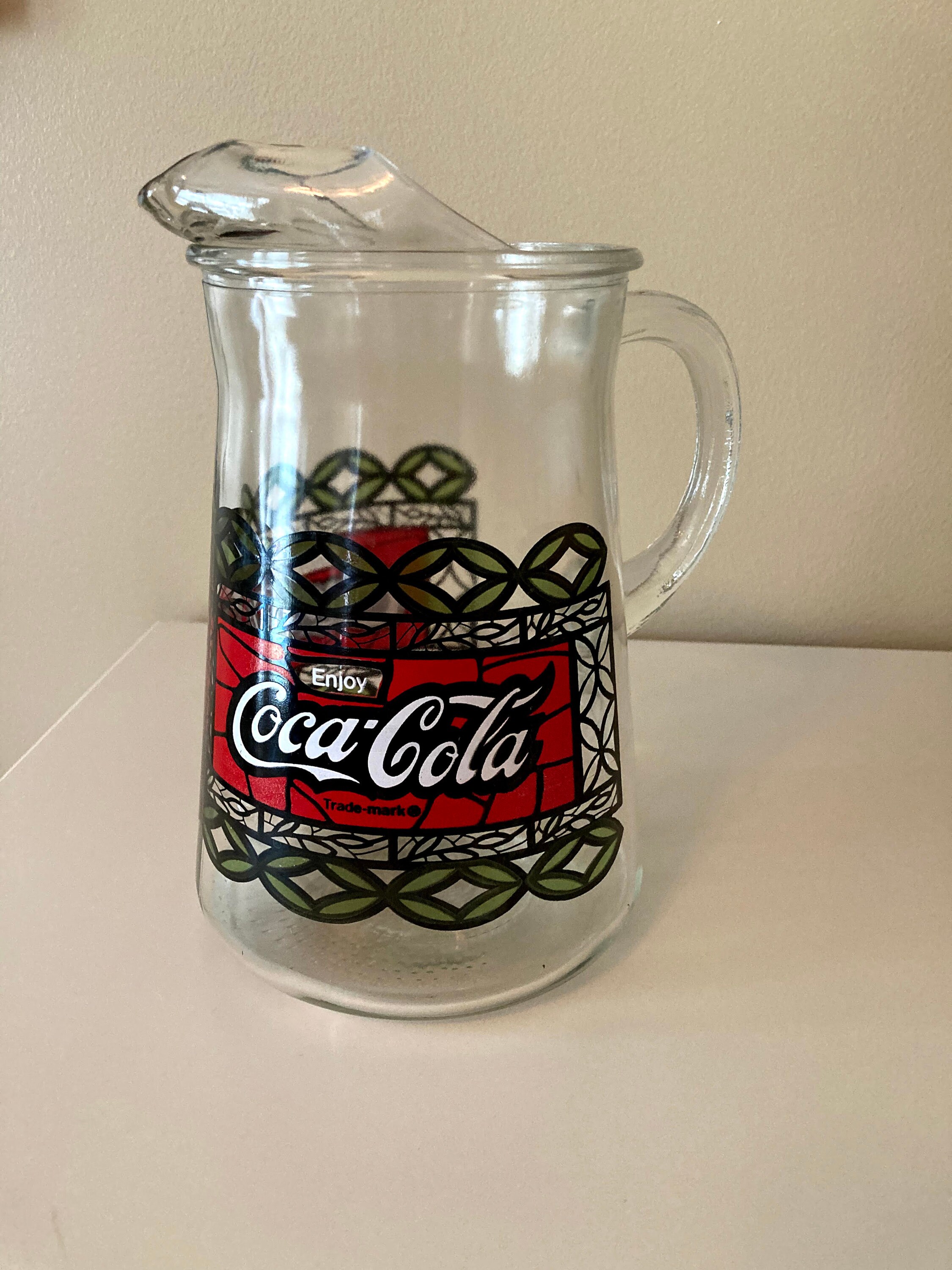 Coca-Cola Glass Pitcher | Etsy