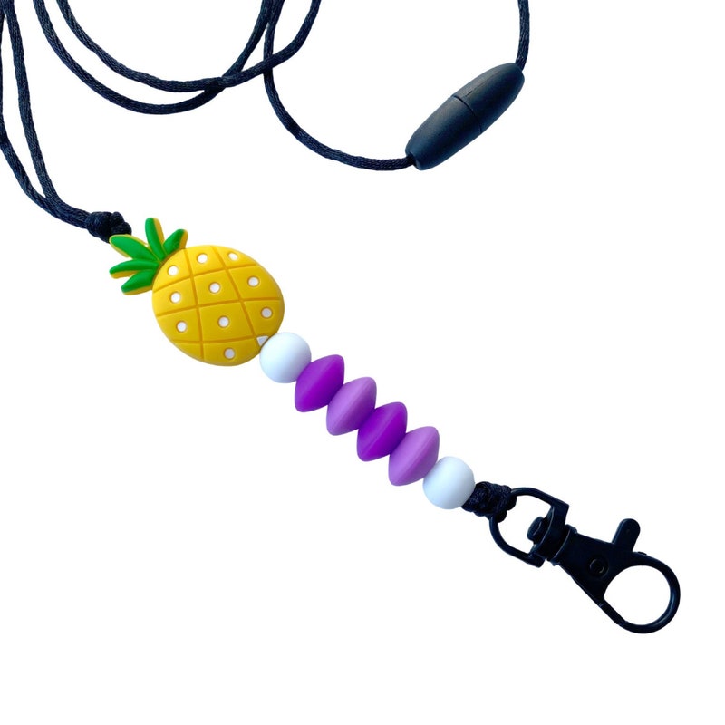 Pineapple Lanyard - Etsy