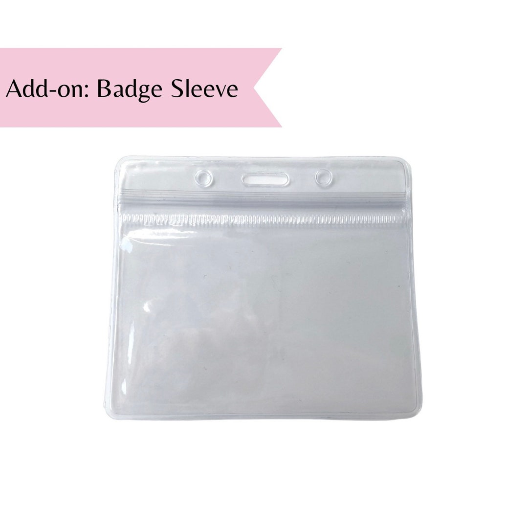 Add-on: Badge Sleeve - Etsy