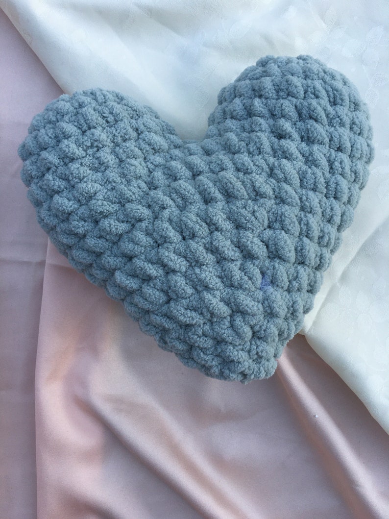 Crochet Heart Plush - Etsy