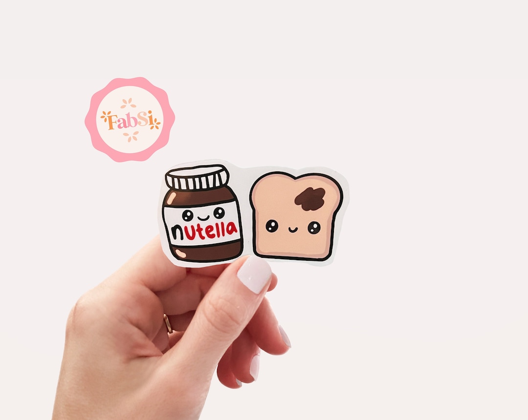 Nutella and Toast, Better Together Vinyl Sticker / Love, Couple Sticker ...