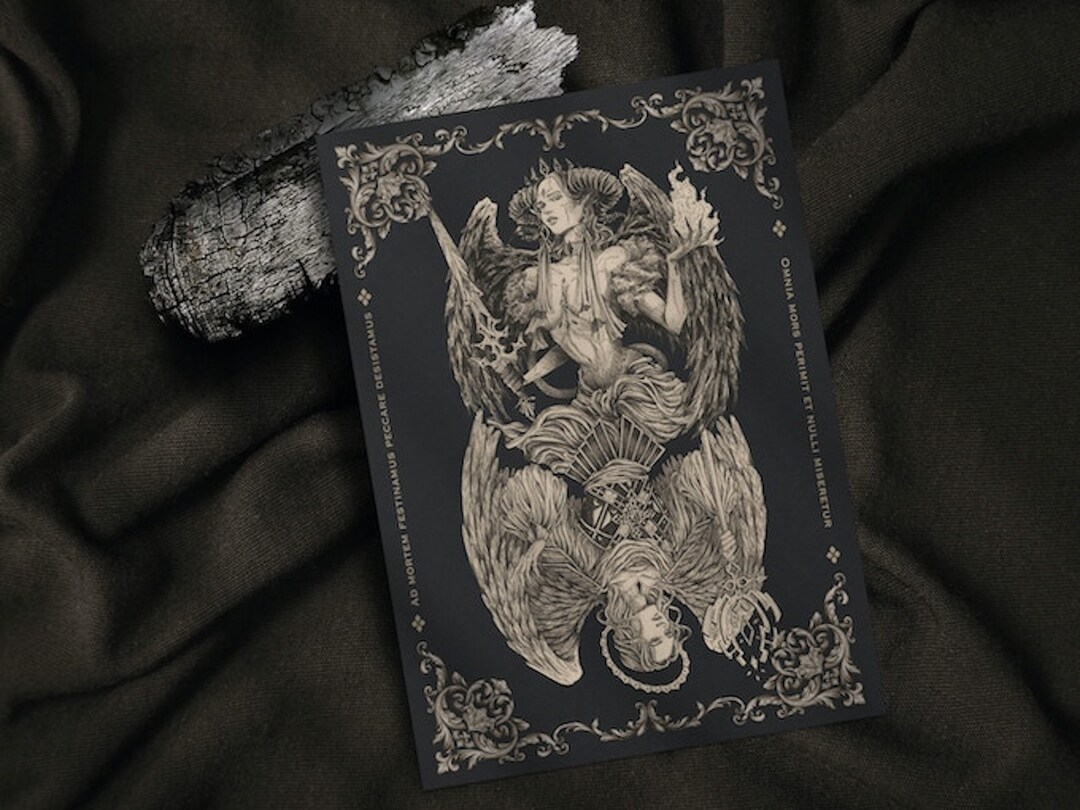 Gabriel & Asmodeus Demon X Angel Poster War in Heaven Artisan Posters ...