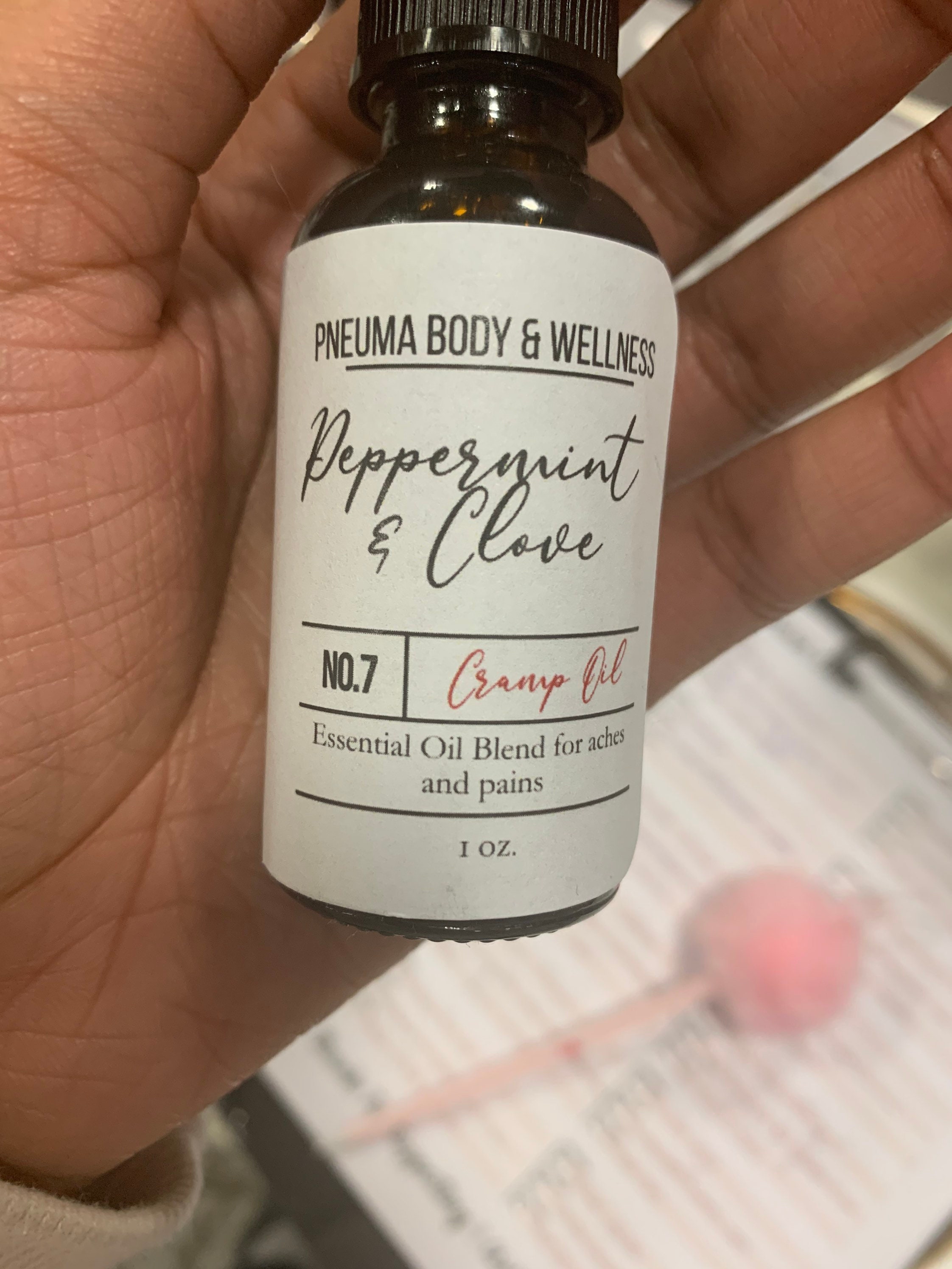 Topical Period Cramp Reliever With Peppermint and Clove /herbal ...