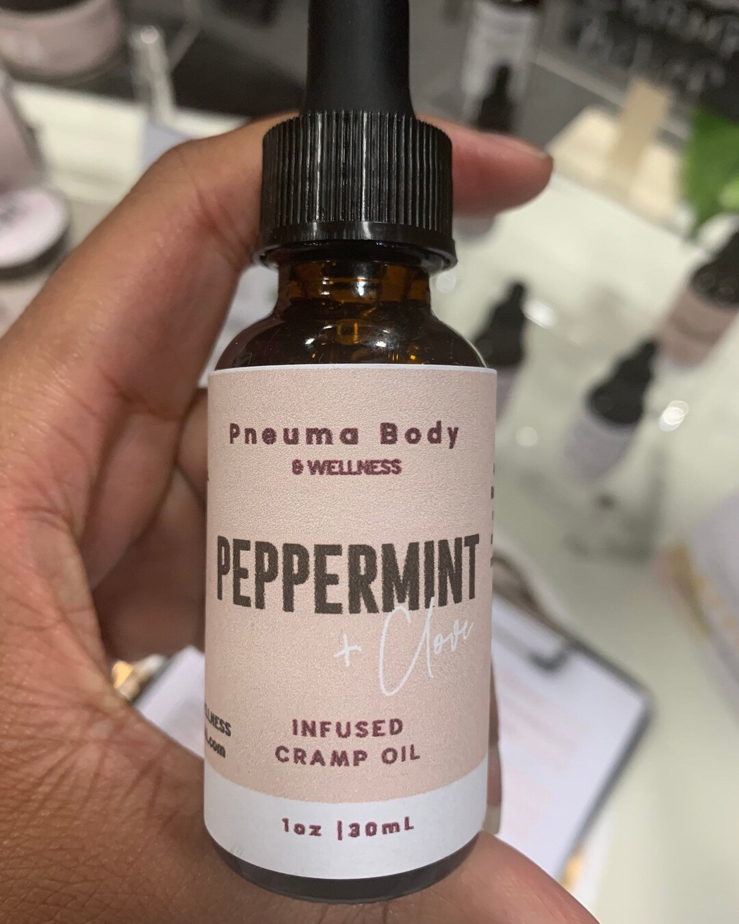 Topical Period Cramp Reliever With Peppermint and Clove /herbal ...