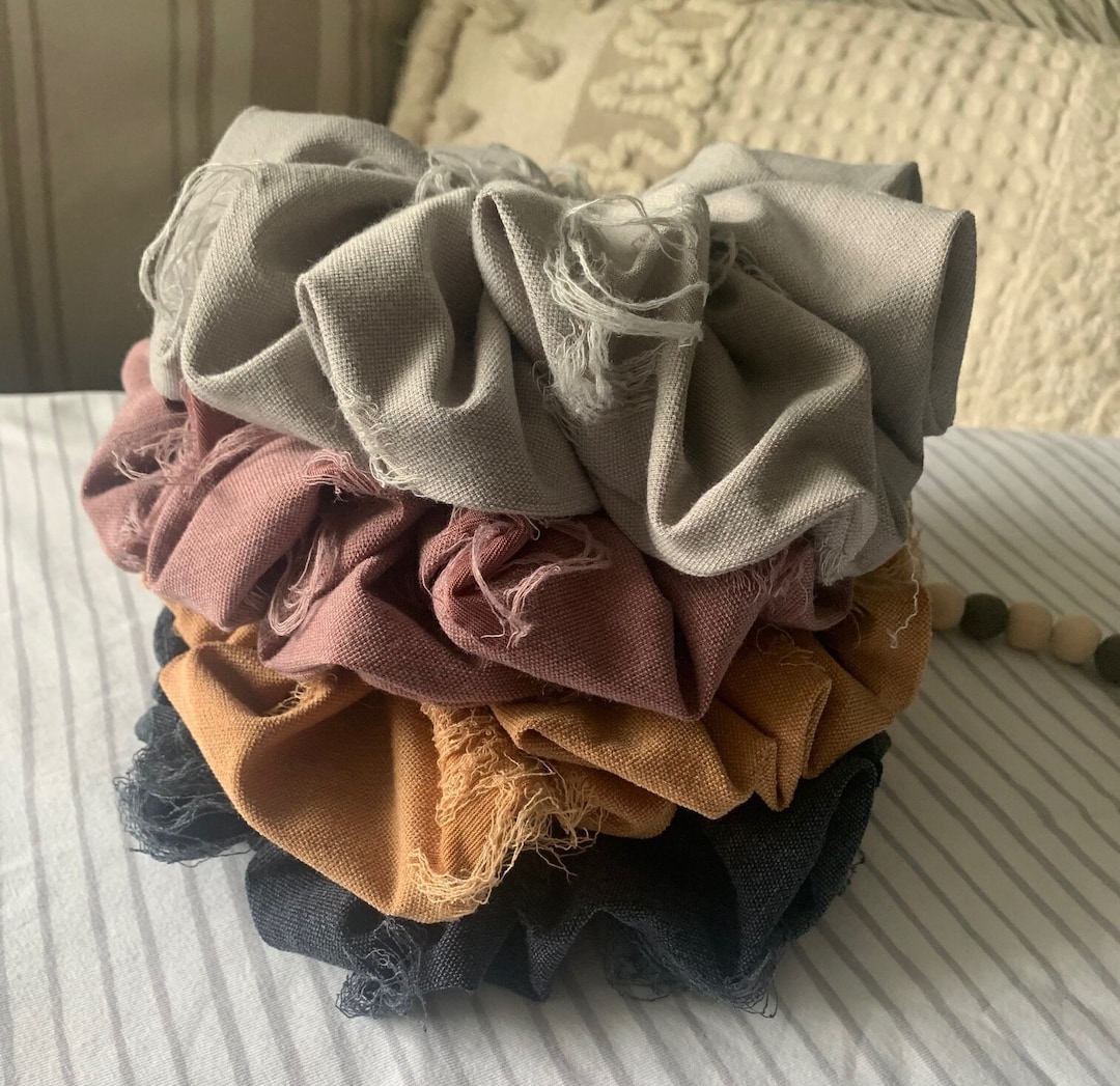 JUMBO Scrunchie - Distress Texture - Etsy