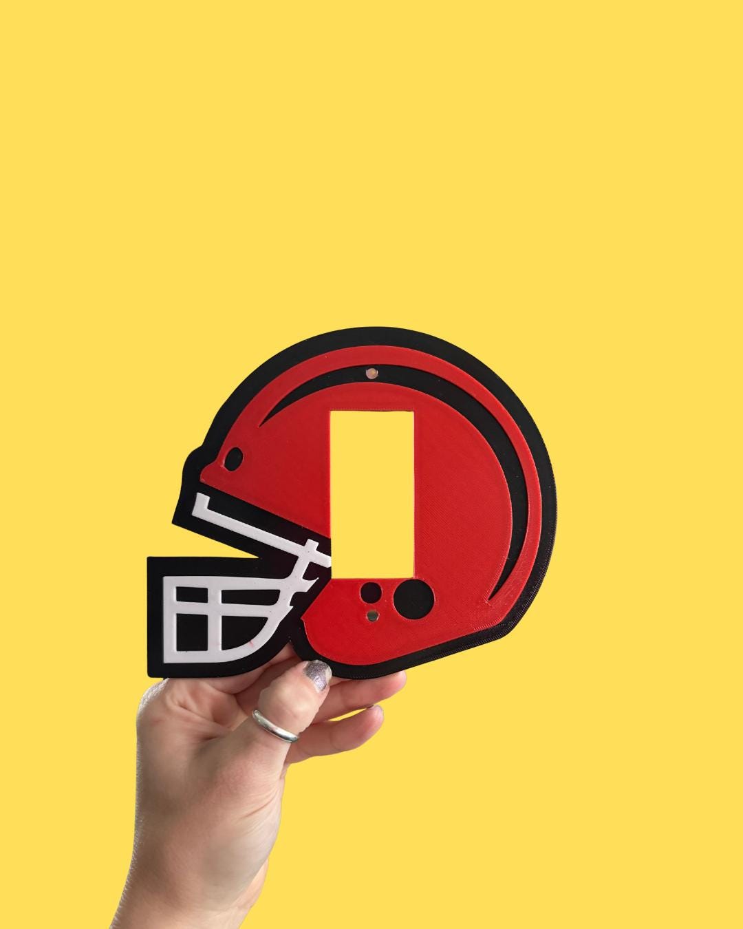 3D Printed Football Light Switch Cover: Sports Decor - Etsy