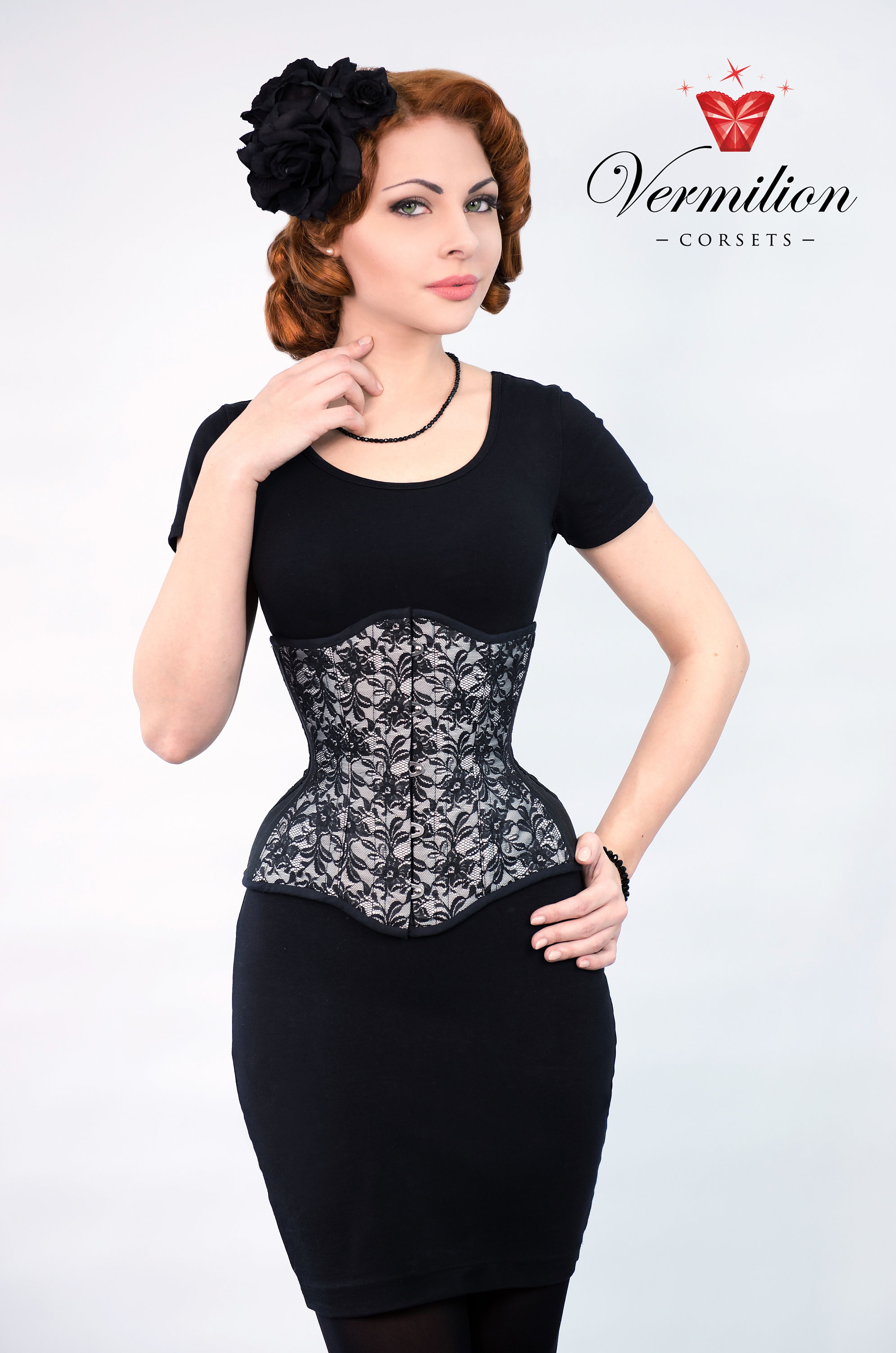 Underbust Corset Contesa Tightlacing Steel Boned Lace Corset ...