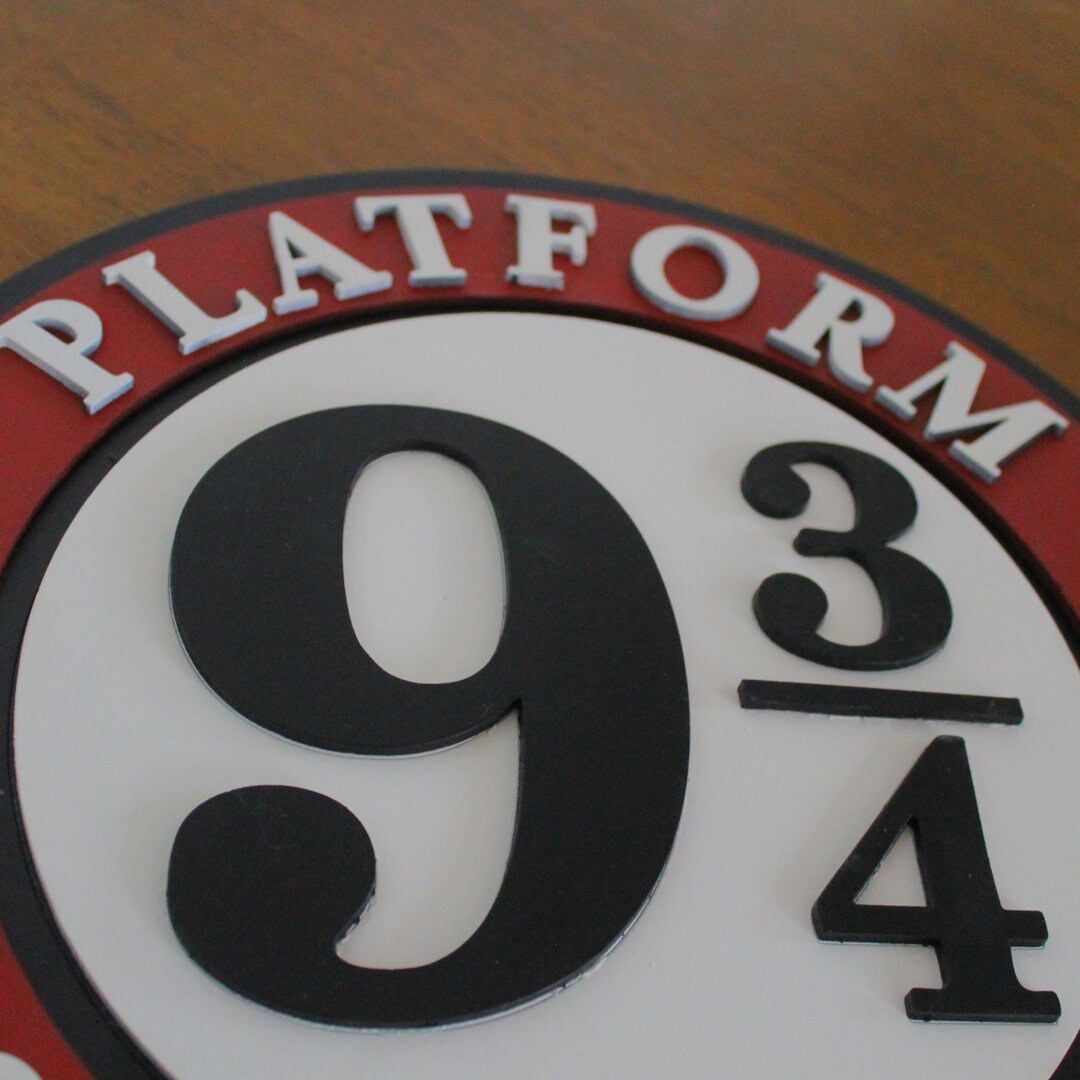 Multilayer Sign Platform 9 3/4 Multilayer Sign Hogwarts Express - Etsy