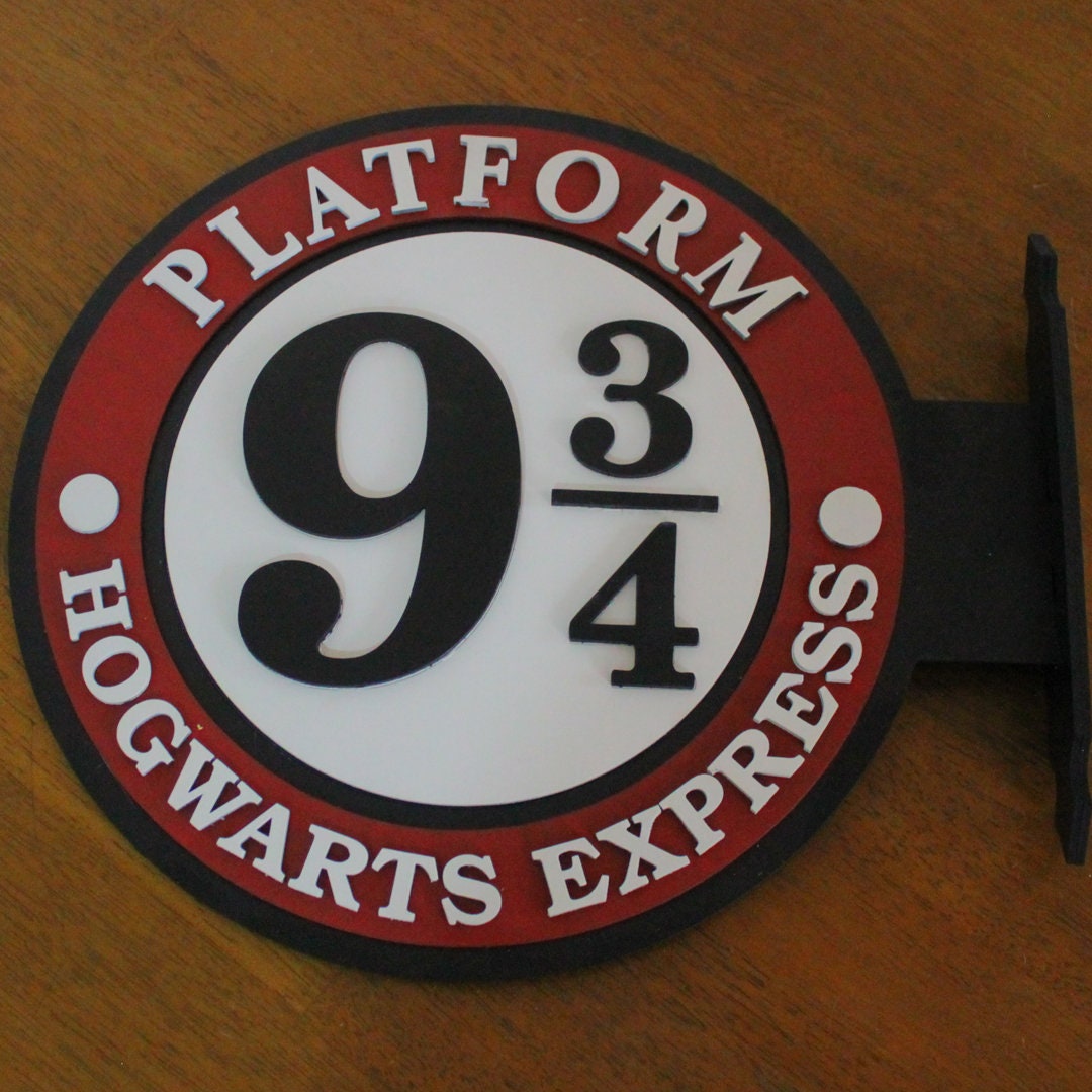 Multilayer Sign Platform 9 3/4 Multilayer Sign Hogwarts Express - Etsy