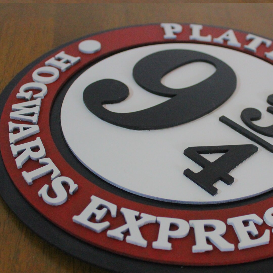 Multilayer Sign Platform 9 3/4 Multilayer Sign Hogwarts Express - Etsy