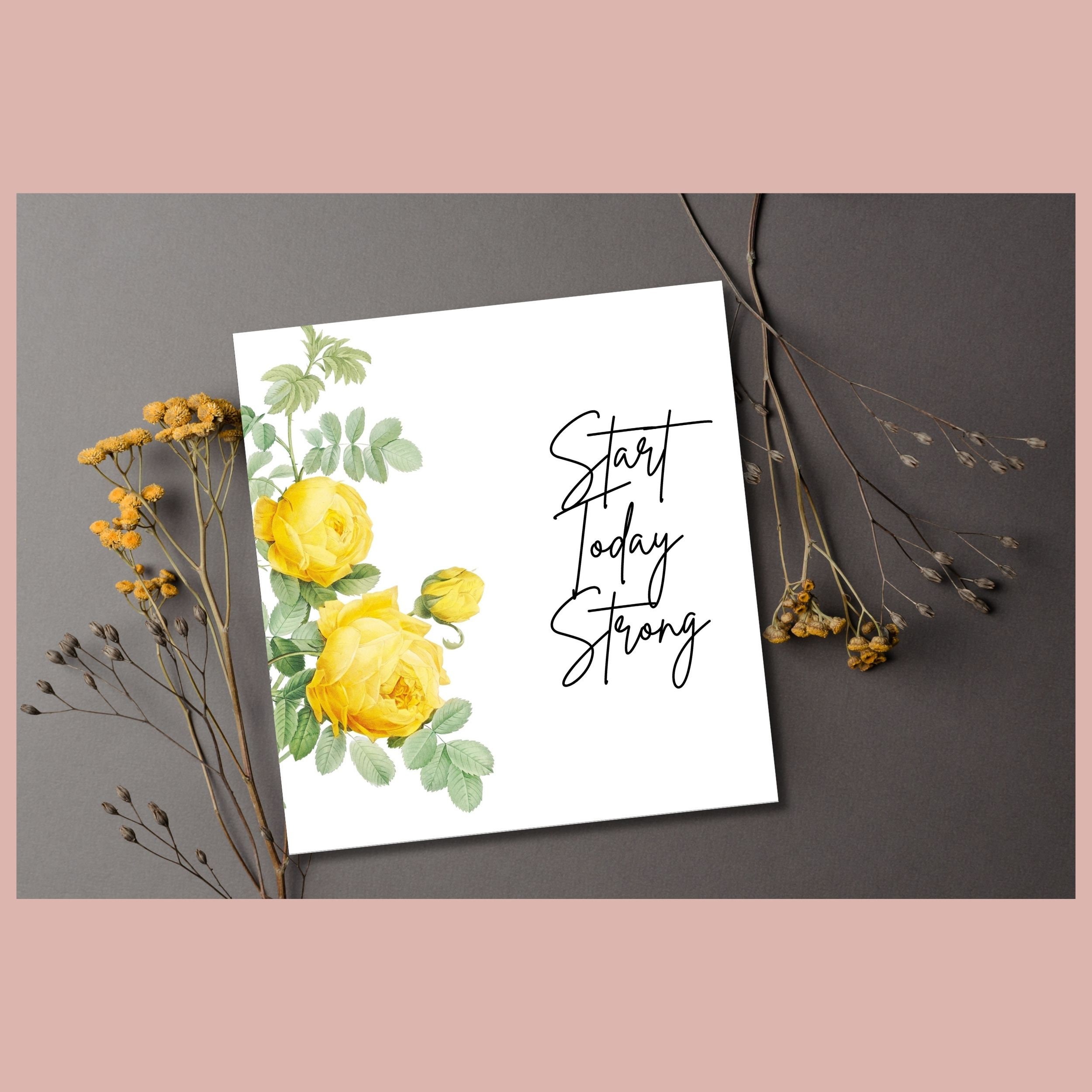 Affirmation Station Cards, Vintage Floral Affirmation Deck, I Am Enough ...