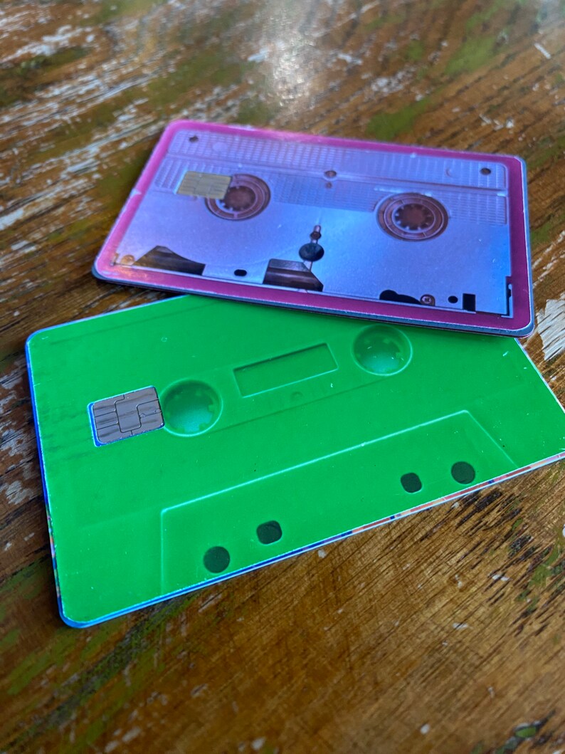 Chip Card Skin Stickers Cassette and VHS Tape - Etsy