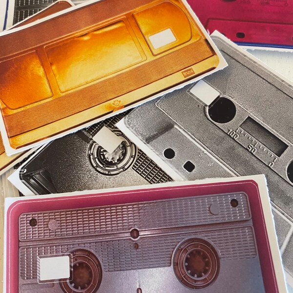 Vhs Tape Stickers - Etsy