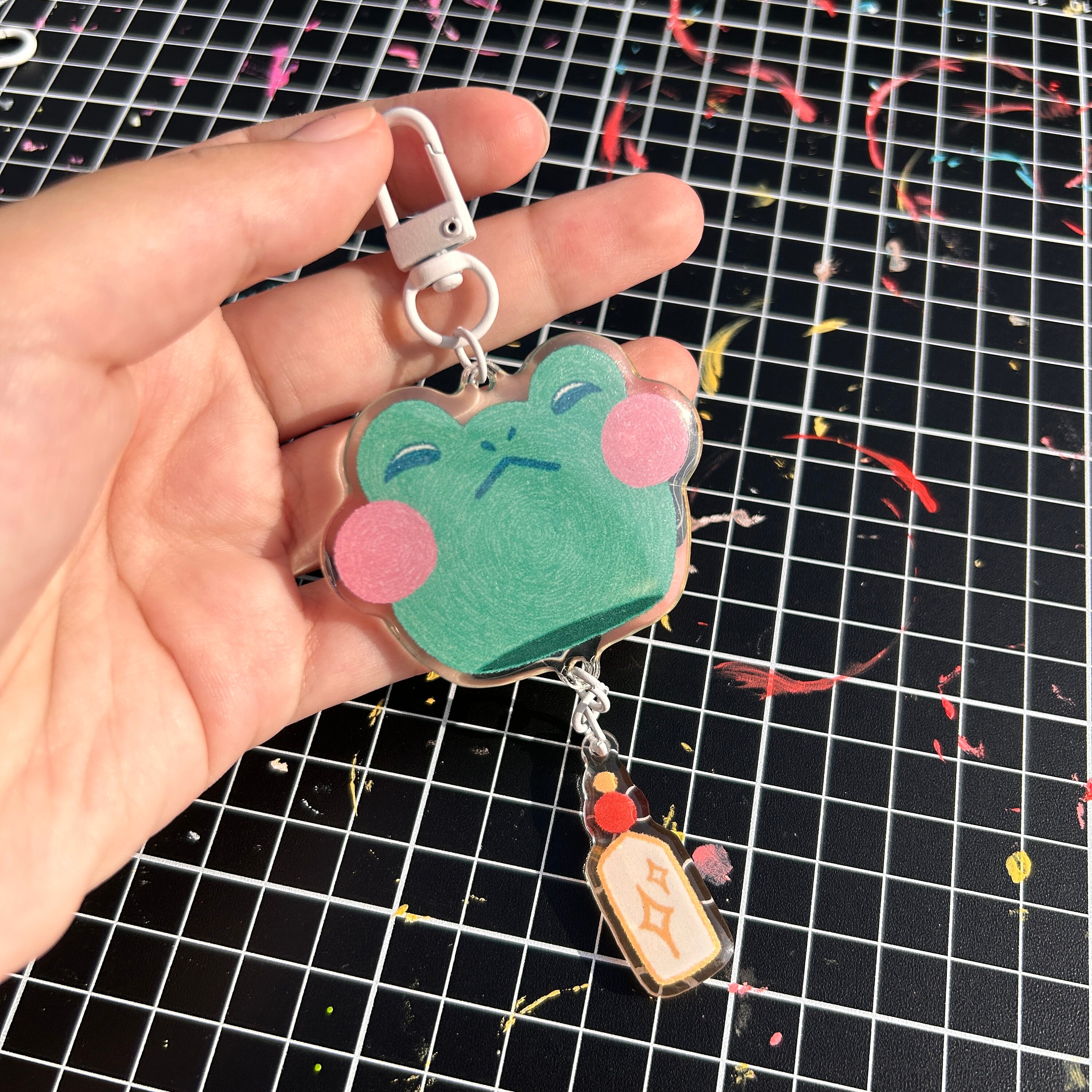 Wind Chime Acrylic Keychains - Etsy