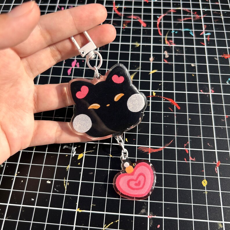 Wind Chime Acrylic Keychains - Etsy