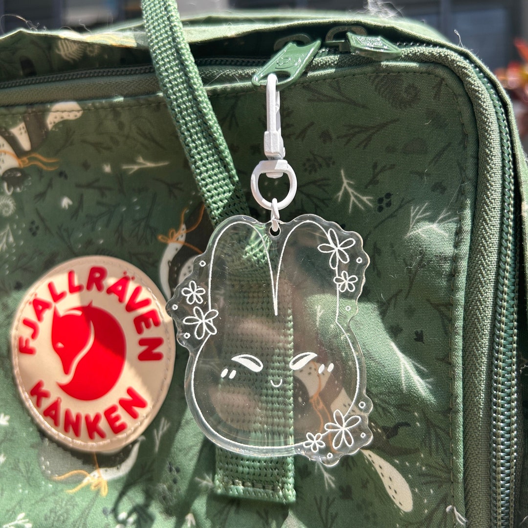 Cute Clear Bunny Acrylic Keychain - Etsy