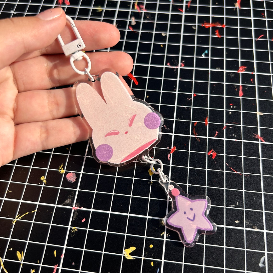 Wind Chime Acrylic Keychains - Etsy