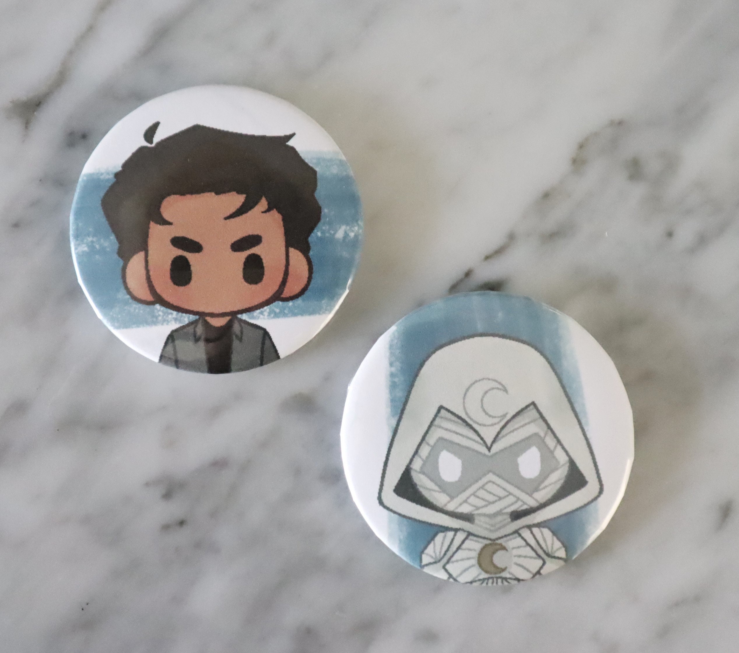 Moon Knight Icon Buttons - Etsy