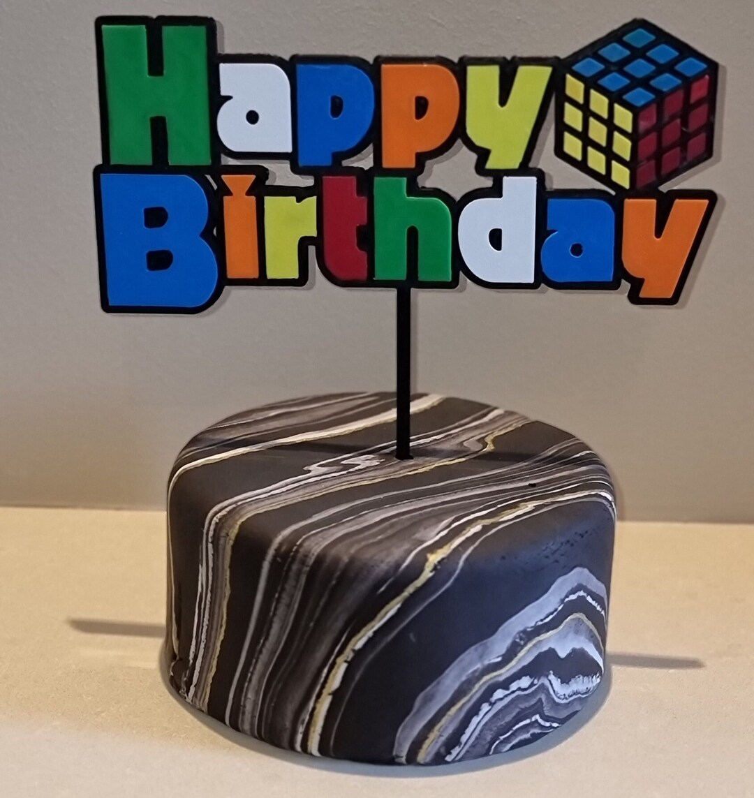 Custom 3D Printed Cake Toppers - Etsy