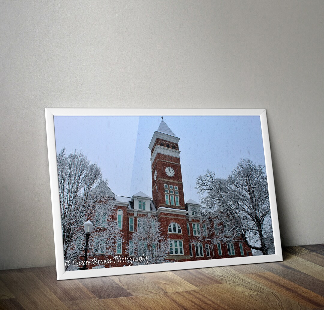 Printable Old Main Clemson University Print, Digital Download - Etsy