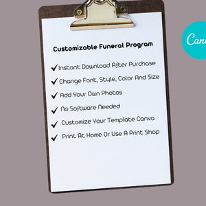 Camouflage Military Funeral Program | Camo Funeral Program Template ...
