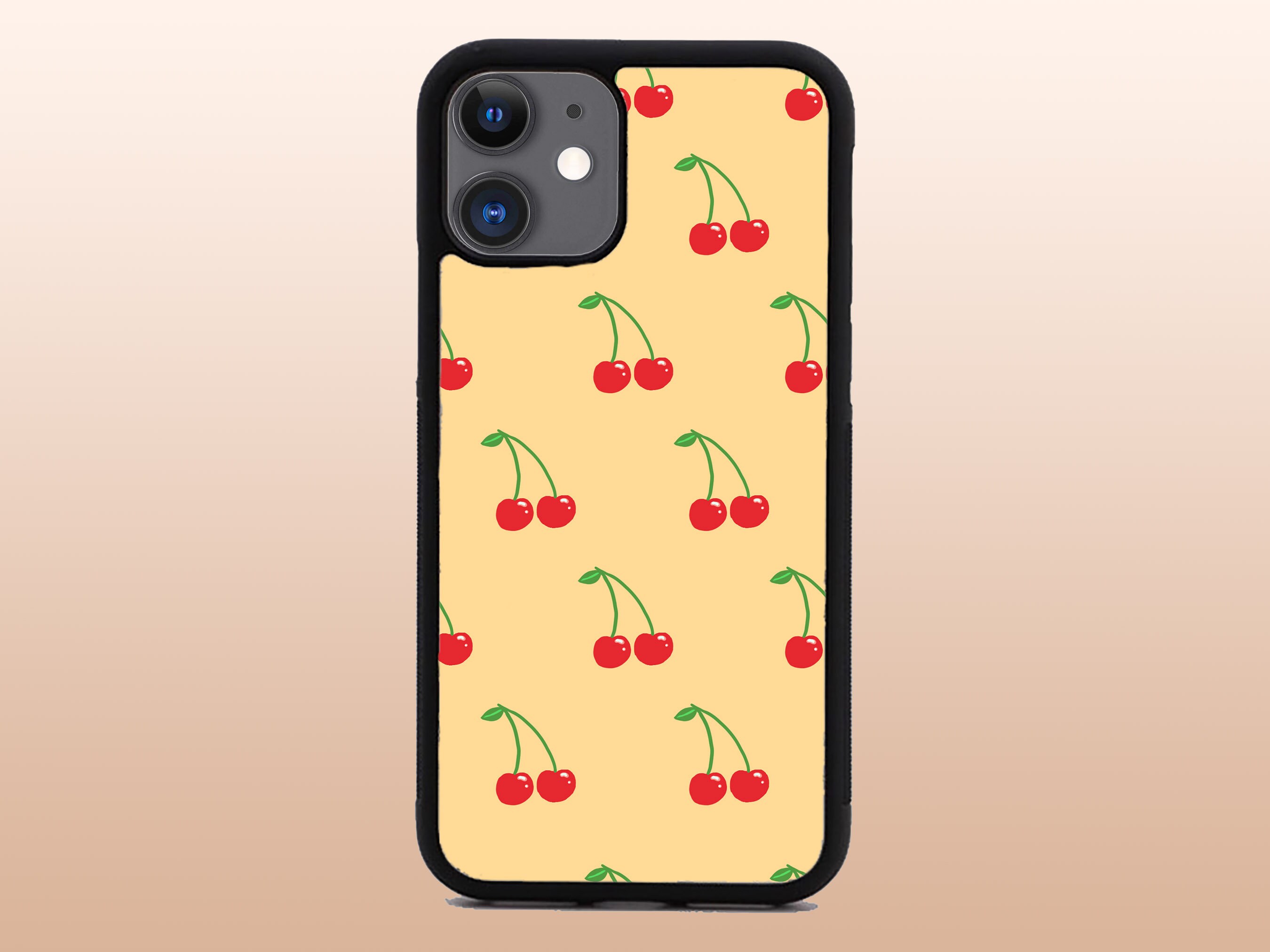 Yellow Cherry Phone Case - Etsy