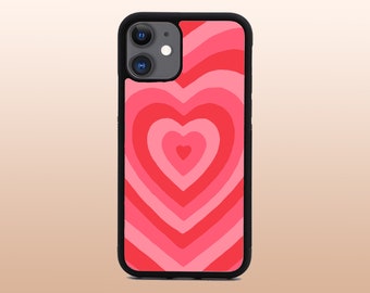 Red Heart Phone Case - Etsy