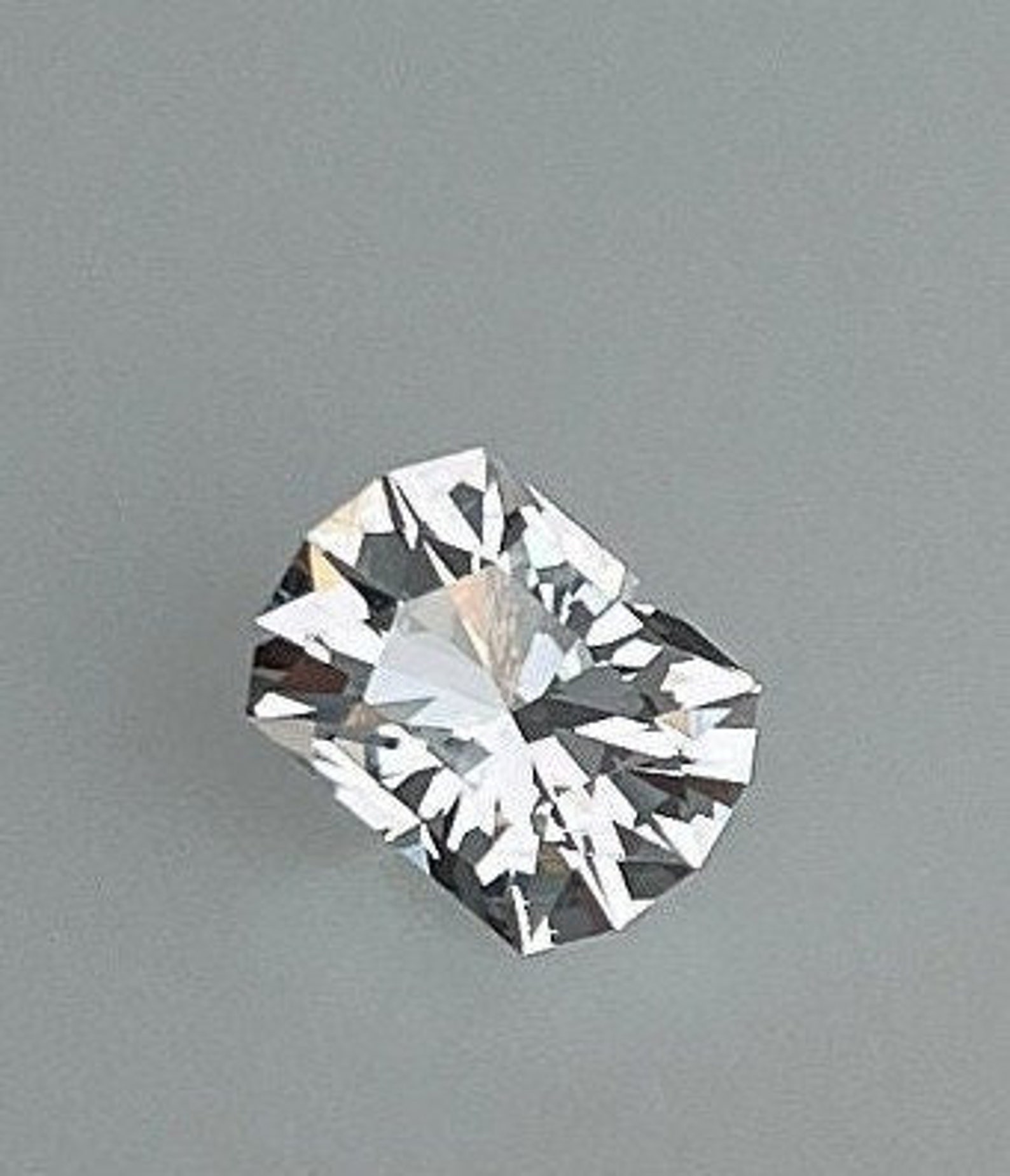 Natural Rectangle Goshenite Loose Gemstone, White Beryl Faceted ...