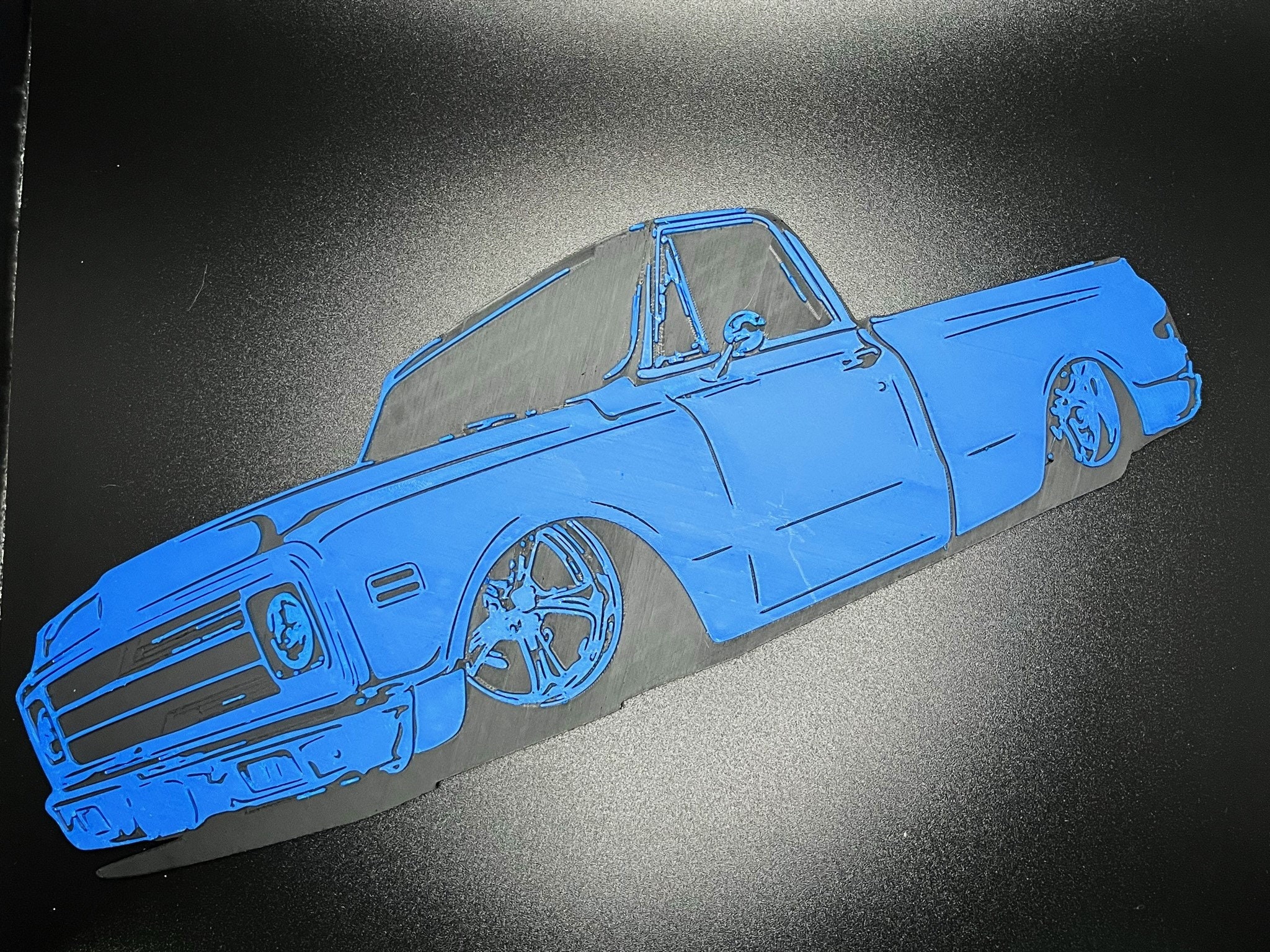Classic Chevrolet C10 3D Wall Art - Etsy
