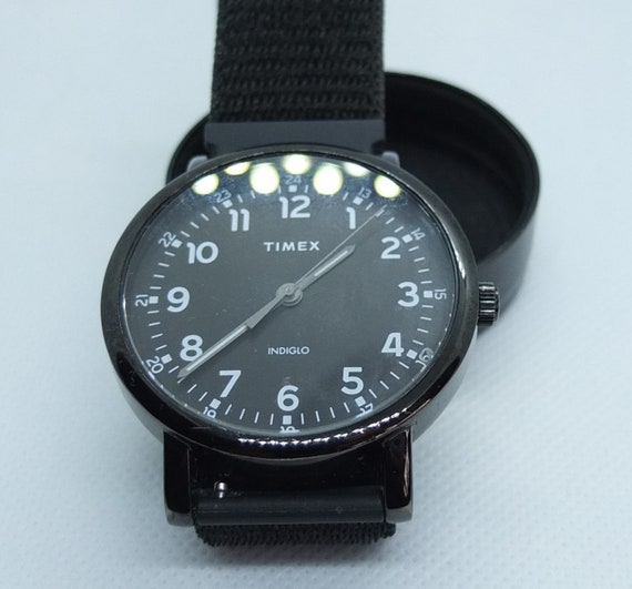 TIMEX pilot style quartz watch, 2 straps - Gem