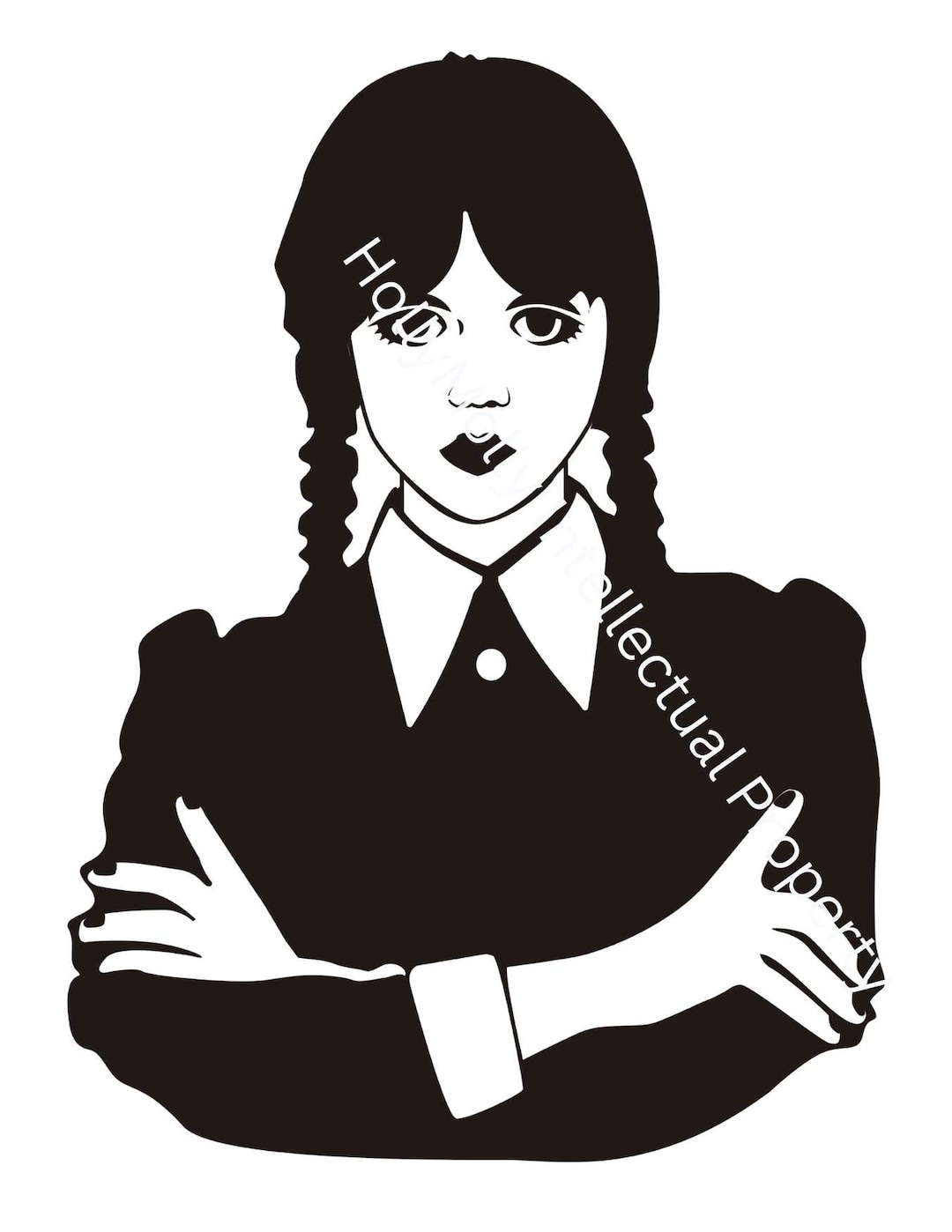 Wednesday Addams Png, Wednesday Print, Wednesday Powerful Woman ...