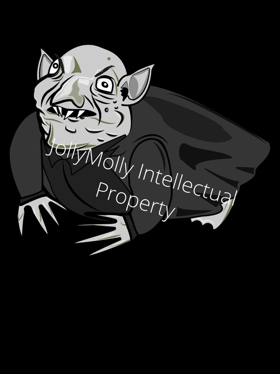 Nosferatu Face Stencil