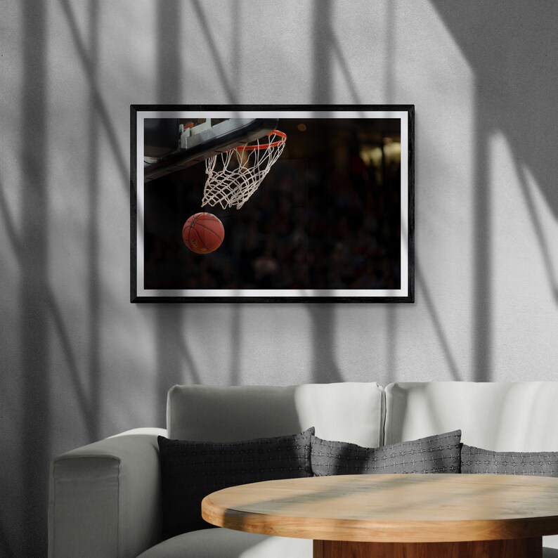 NBA Wall Art Basketball Wall Decor Teen Room Decor Above - Etsy