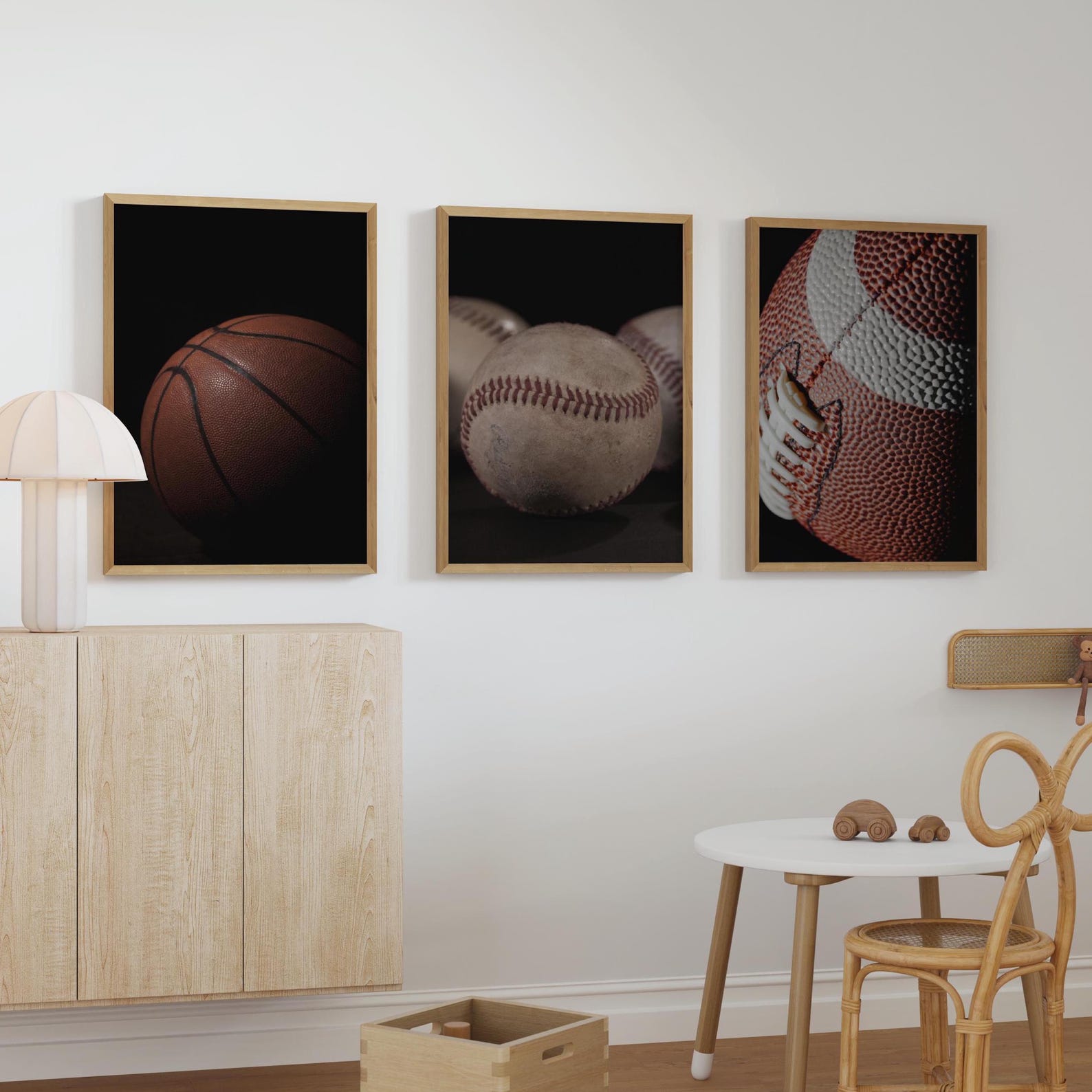 Triptych Sports Decor, Teen Boy Room Decor, Best Boyfriend Gift, 3 ...