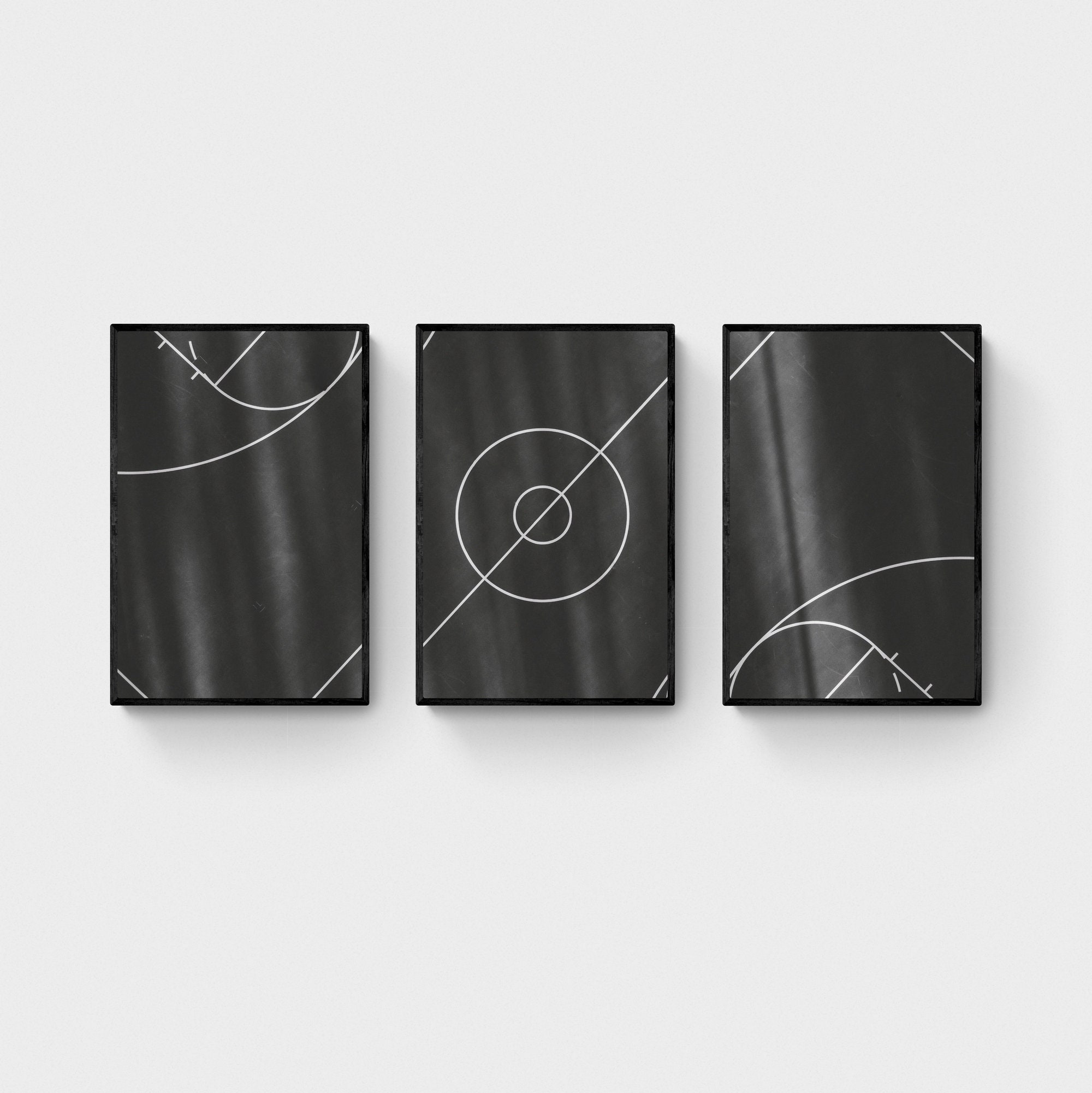 Teen Boy Room Decor, 3 Piece Basketball Wall Decor, Basketball Print ...