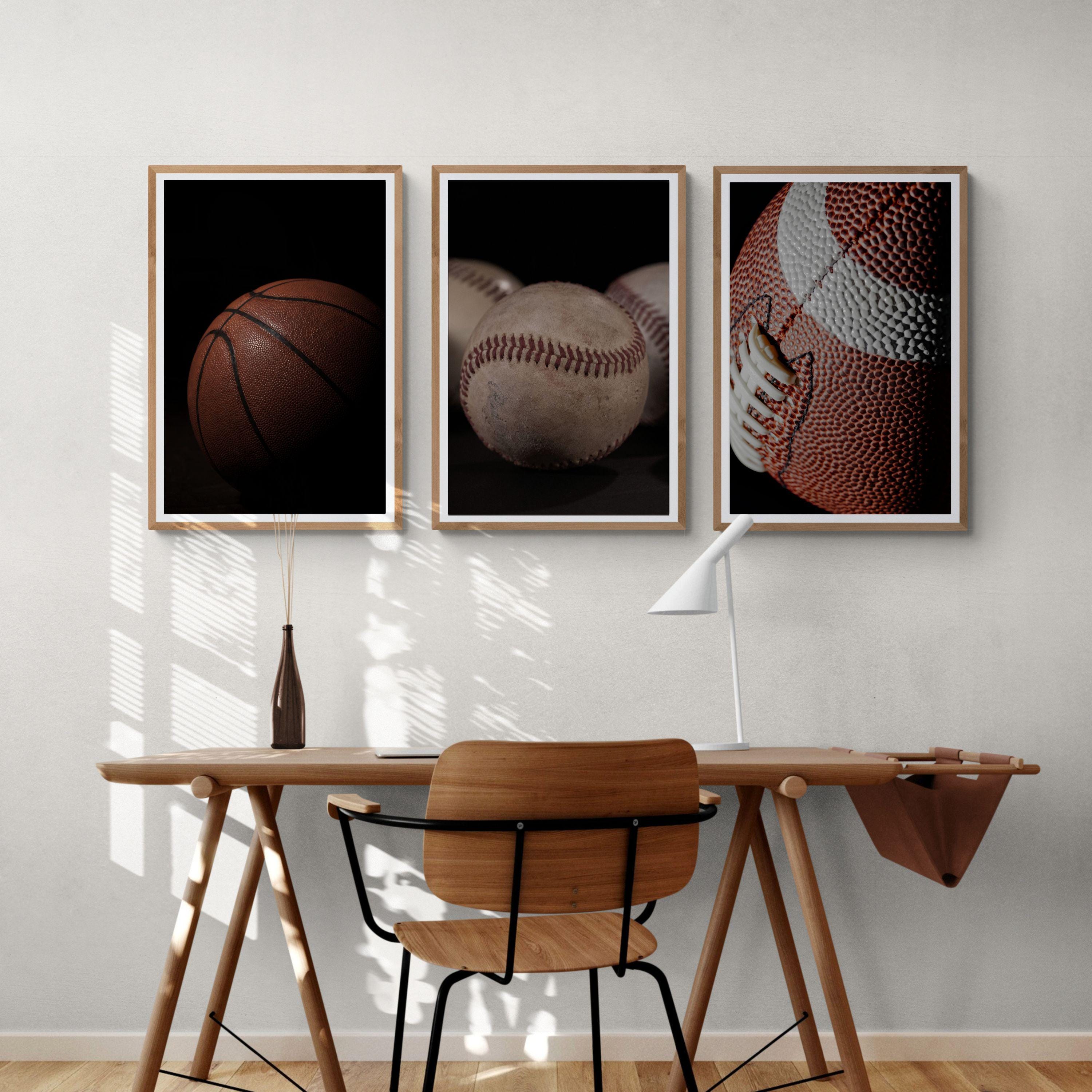 Triptych Sports Decor, Teen Boy Room Decor, Best Boyfriend Gift, 3 ...