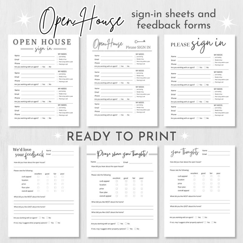 Open House Signs - Etsy