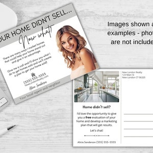 Real Estate Marketing Expired Listing FSBO Postcard Template Real ...