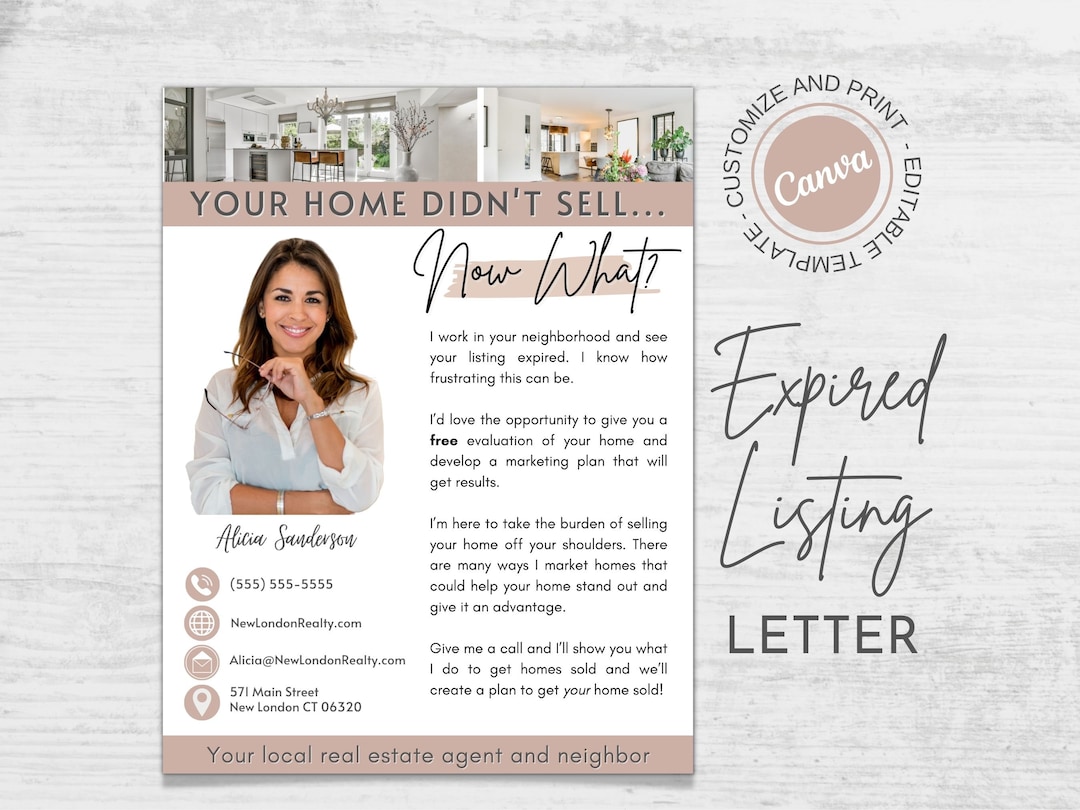 Expired Listing FSBO Letter Expired Listing Real Estate Real Estate ...