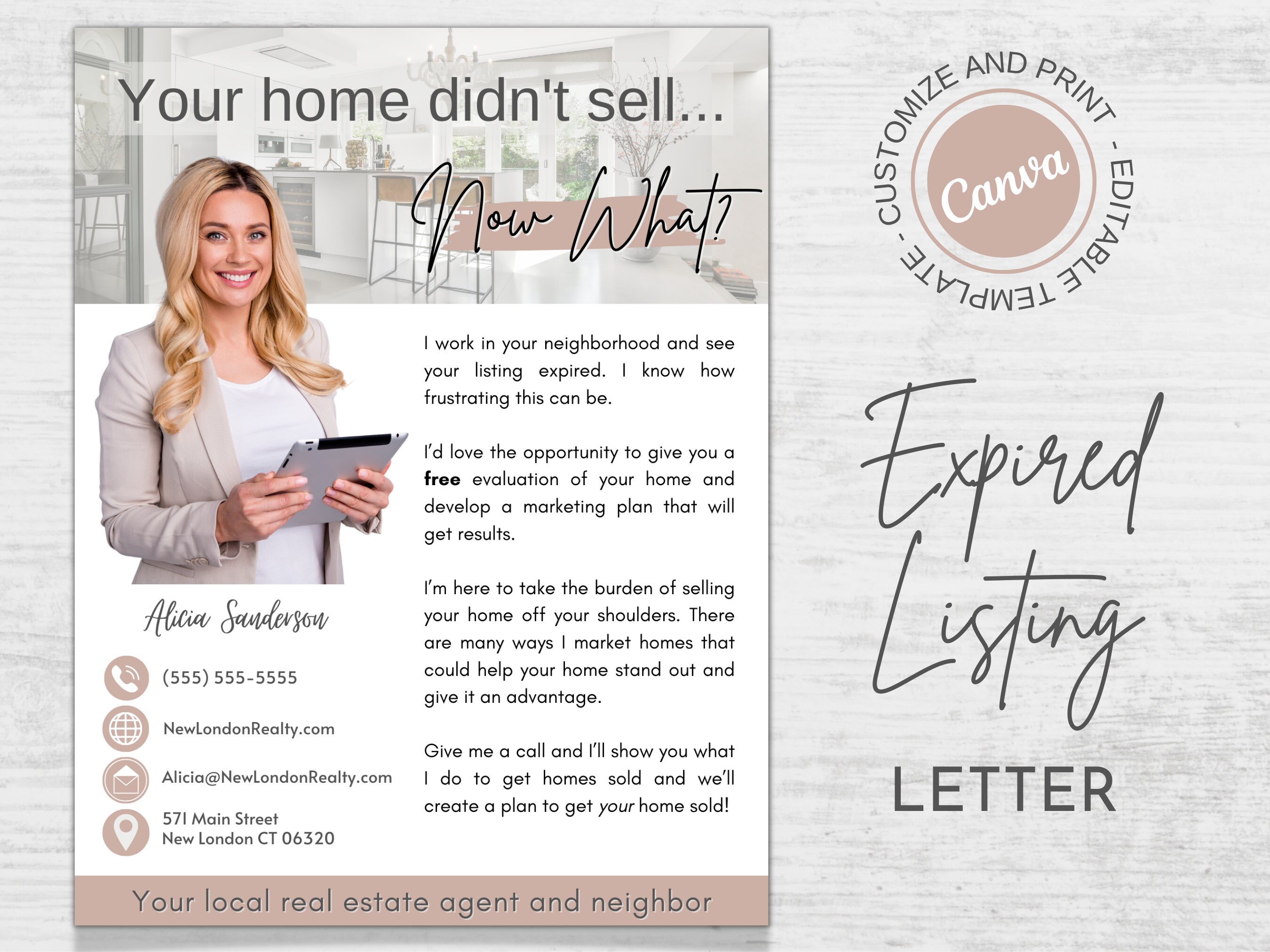 Expired Listing Letter FSBO, Expired Listing Real Estate, Real Estate ...