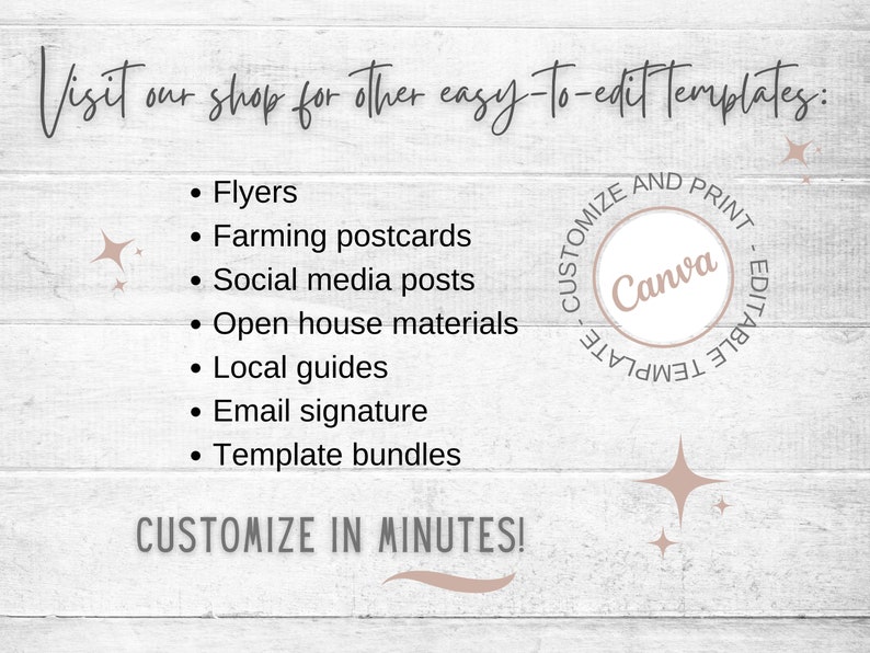 Hello Neighbor Real Estate Flyer Template: Canva Printable (digital ...